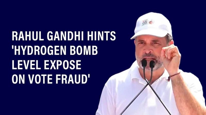 Rahul Gandhi Promises Big Proof of Vote Fraud, Skips Modi Seat Question – The State